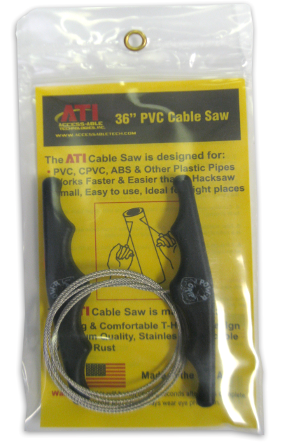 POW-R GRIP 36" T-Handle Cable Saw – Fast Cutter | Access Able Tech