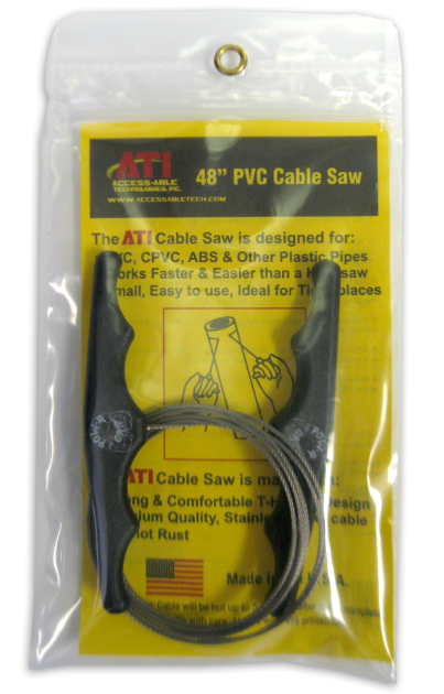POW-R GRIP 48" T-Handle Cable Saw – Fast Cutter | Access Able Tech